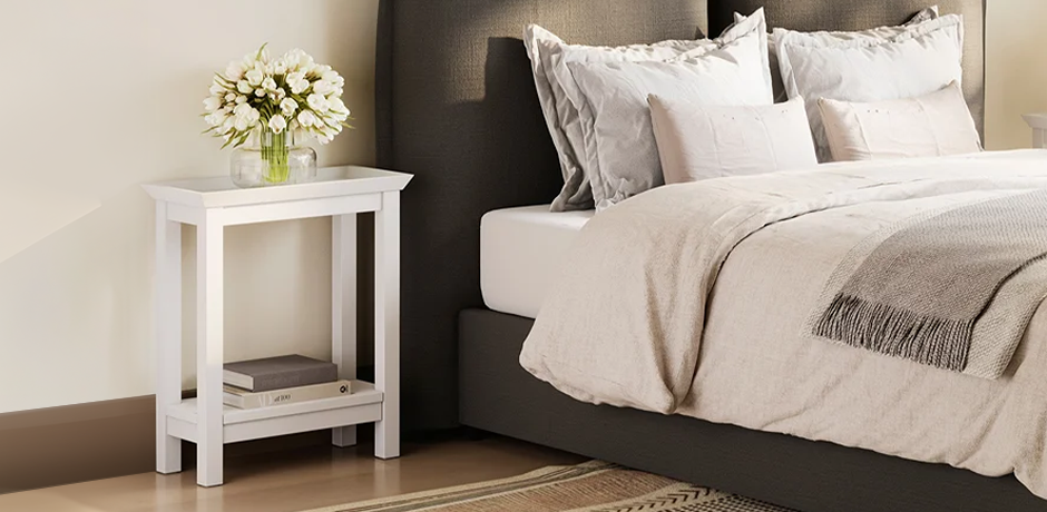 How To Decorate Your Bedside Table - 12 Style Options | MFI